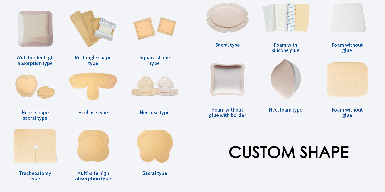 OEM Silicone Foam Wound Dressing | Cut-to-Fit Medical Patch